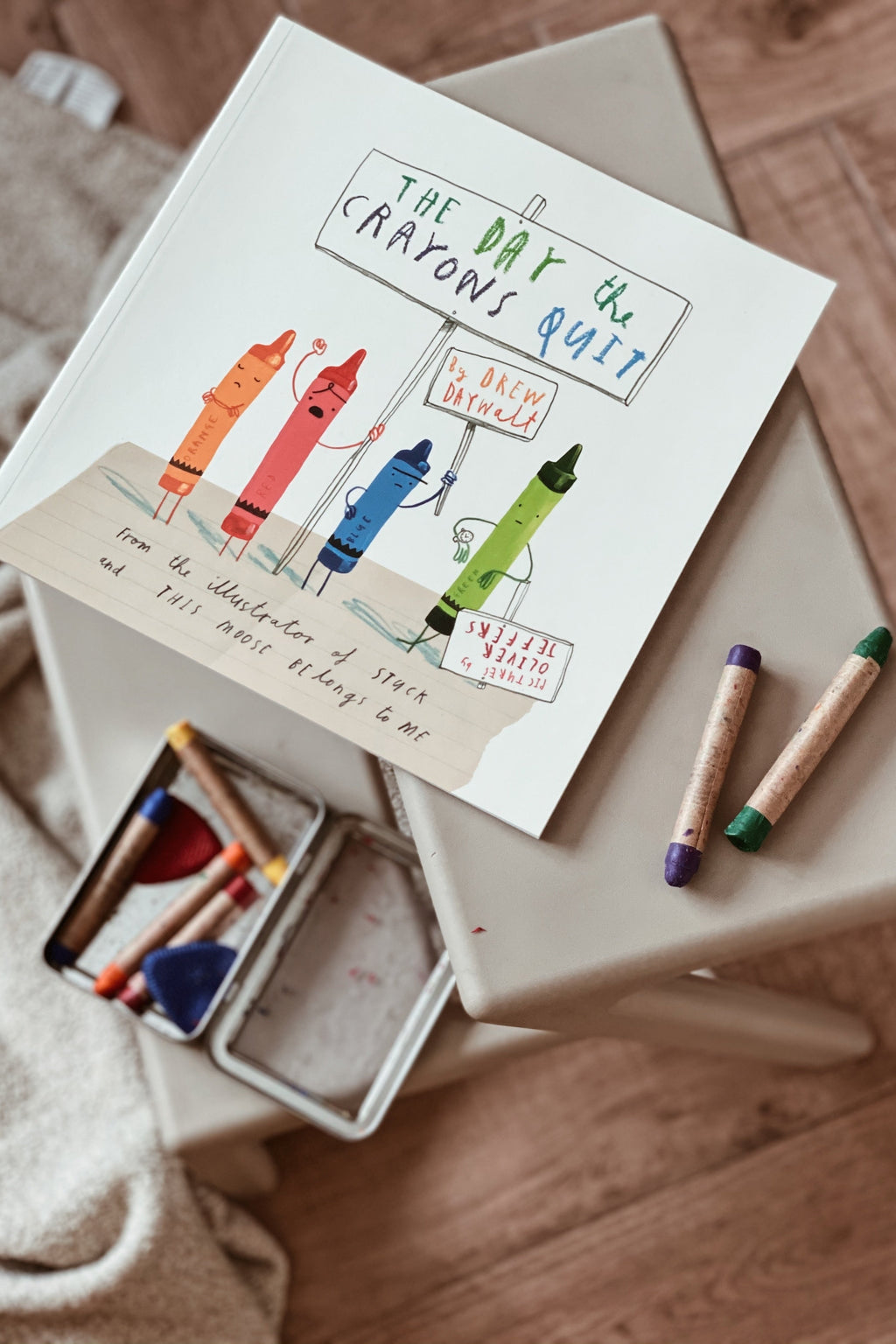 The Day the Crayons Quit by Drew Daywalt – A Greener Wood